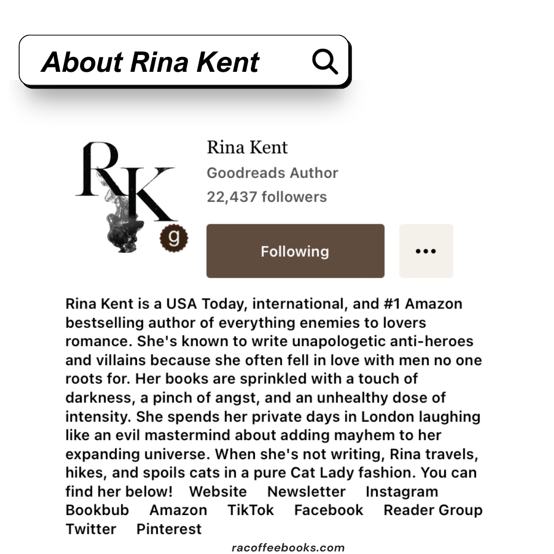 Rina Kent Books : Reading Order, Book Series, Upcoming Books
