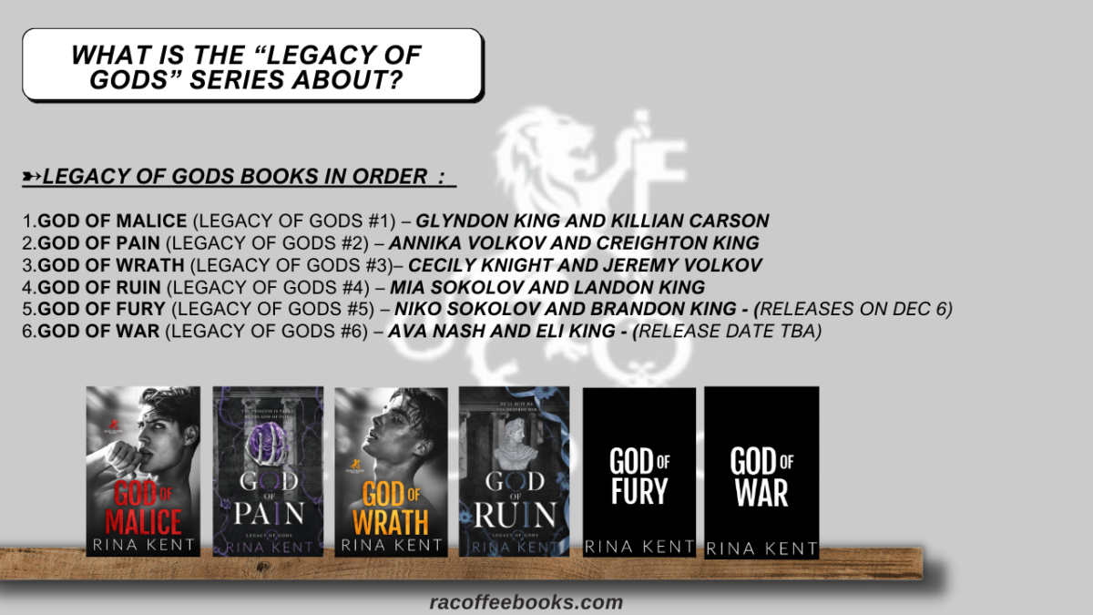 Legacy of Gods by Rina Kent : Book Series Guide, My review + more
