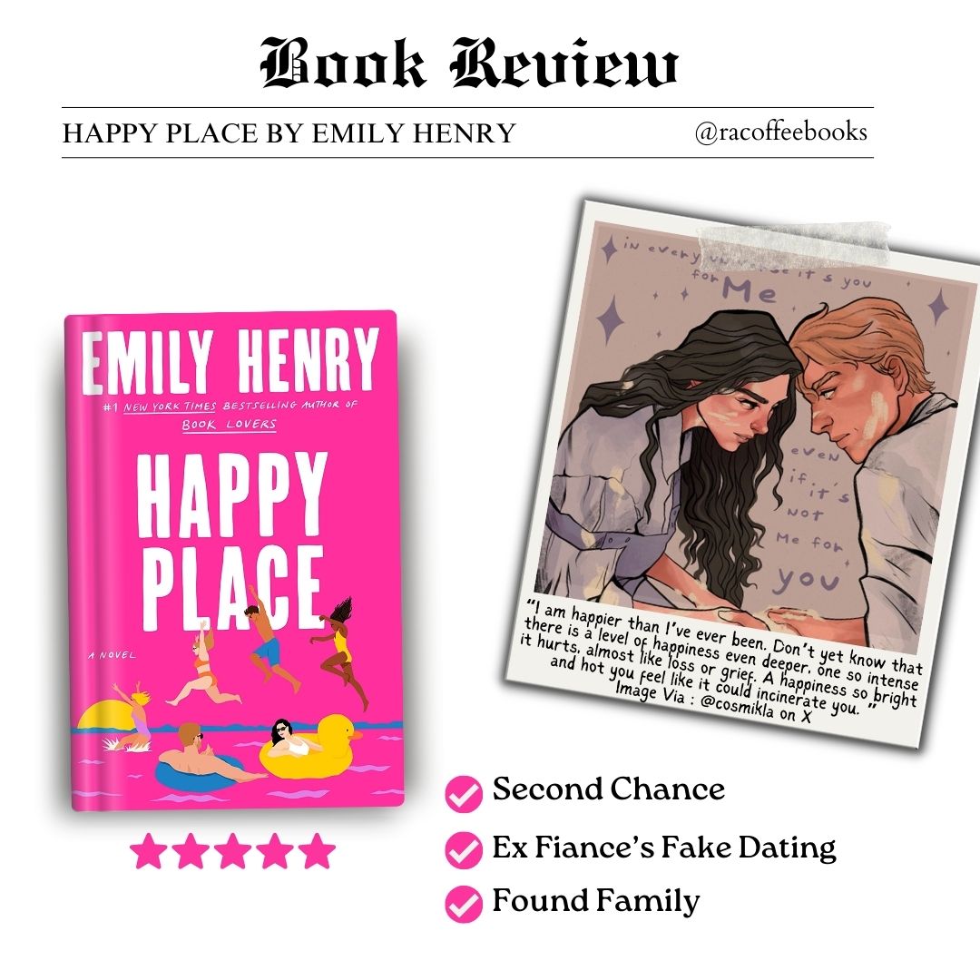 Happy Place by Emily Henry : Summary, Tropes, Review, Q & A, Annotations