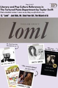 Literary and Pop Culture References in ‘The Tortured Poets Department ...