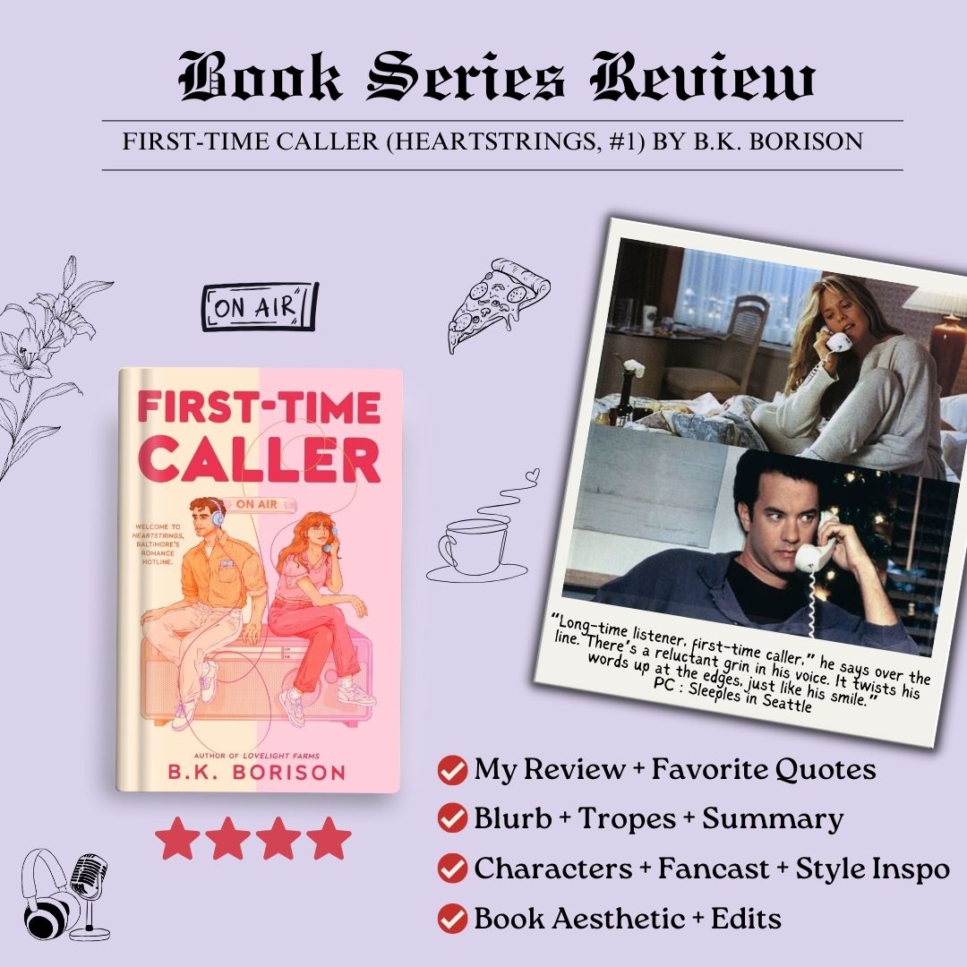 First-Time Caller (Heartstrings, #1) by B.K. Borison | Review Guide ...